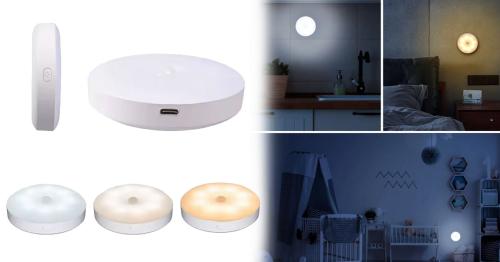 Uppladdningsbar LED-spots med rörelsesensor hittar du på Digideal.se