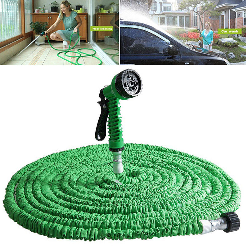 Elastisk vattenslang inkl. munstycke hittar du på Digideal.se